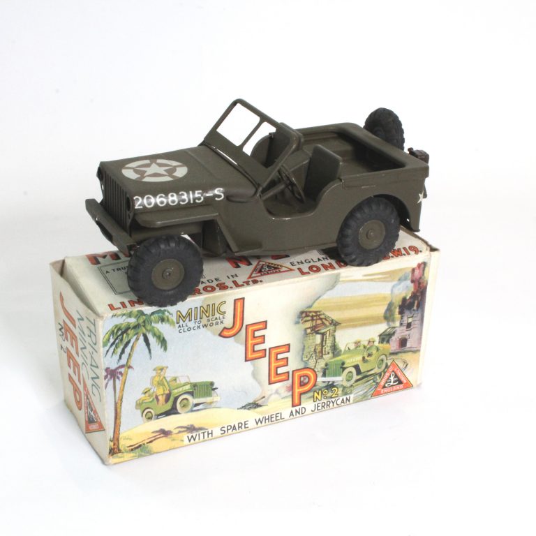 Minic No.2 Army Jeep Circ. 1950s - Camberwell Antique Centre