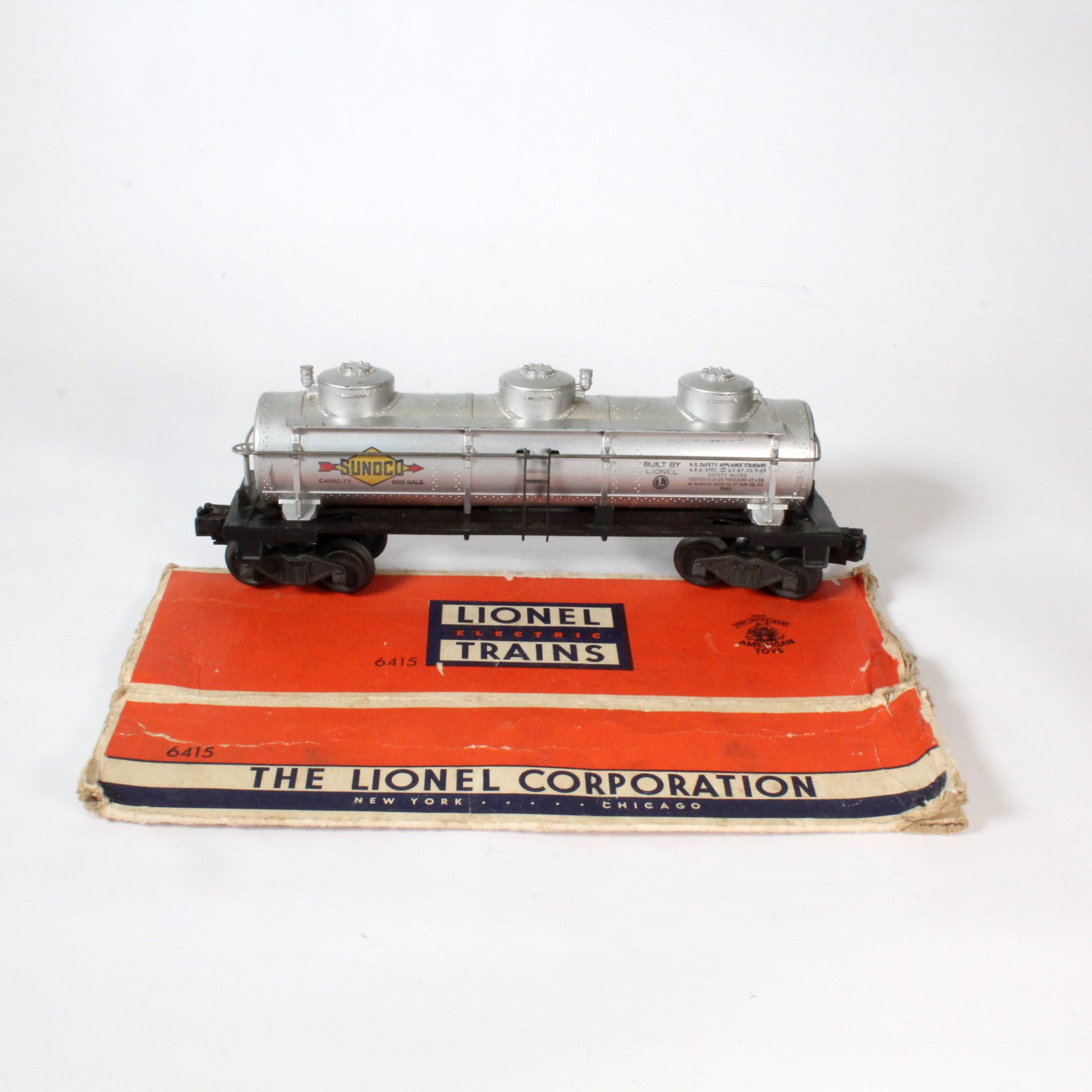 Lionel Trains USA "Sunoco" 3 Dome Tank Wagon c1953 - Camberwell Antique ...