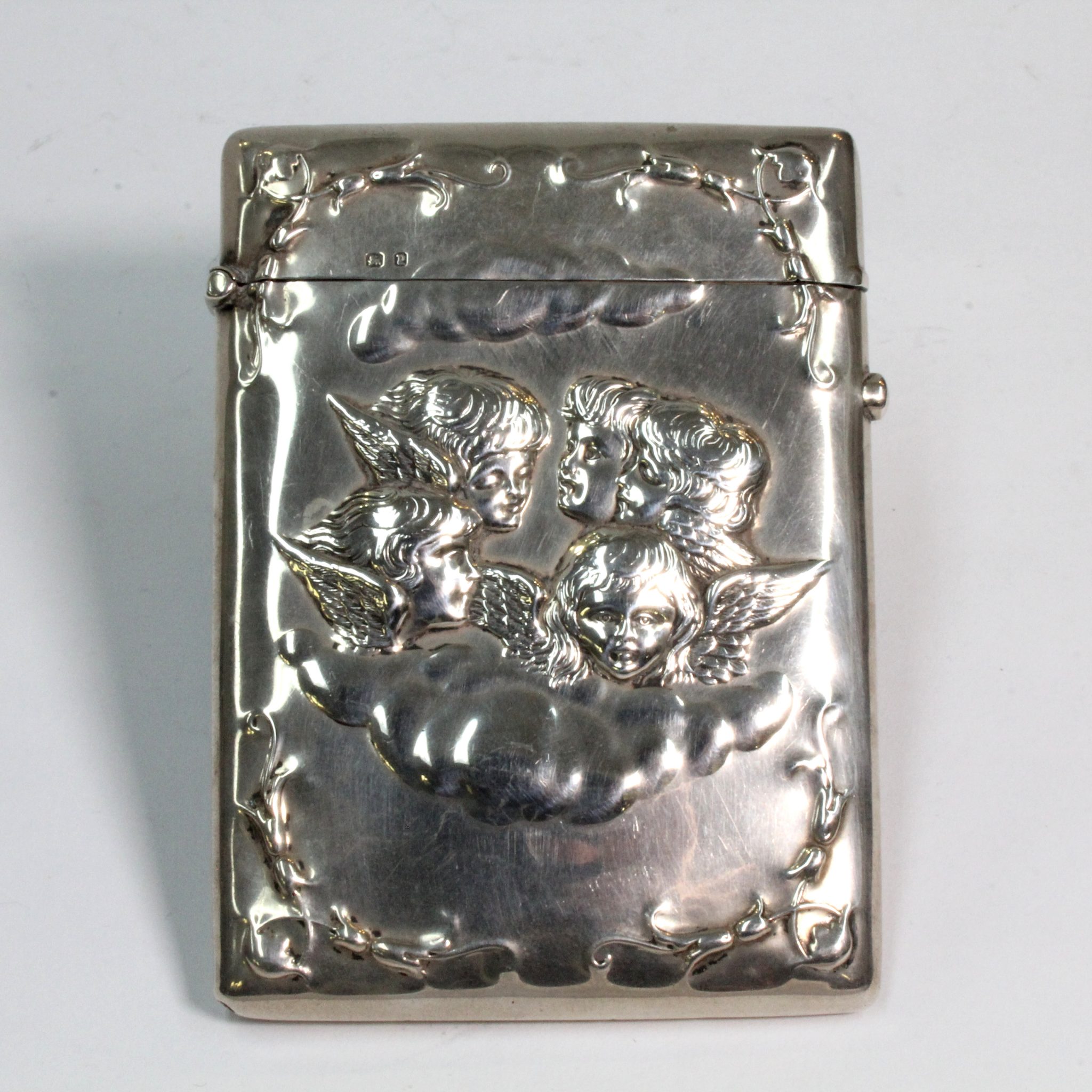 Sterling Silver Card Case 1875 - Camberwell Antique Centre