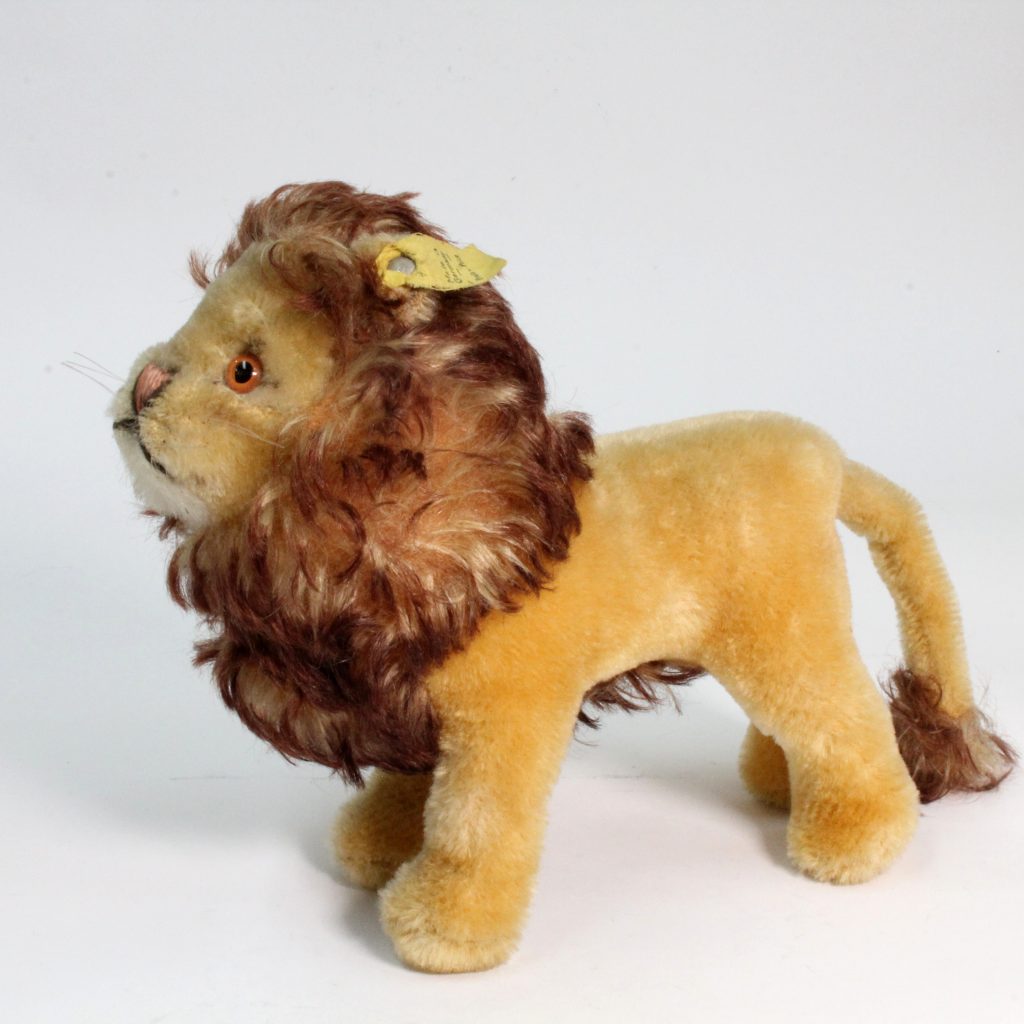 Rare 1950s Steiff Lion - Camberwell Antique Centre