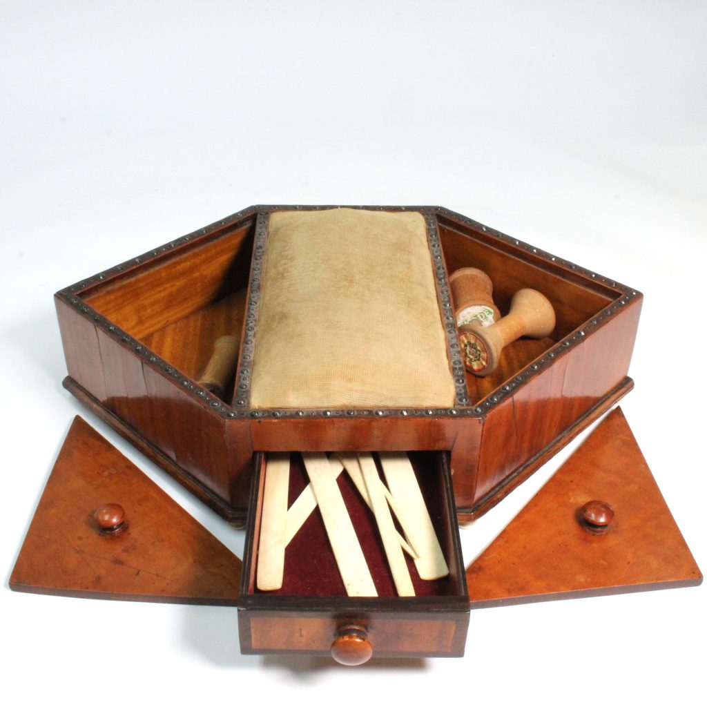 19th Century Sewing Box 1840 - Camberwell Antique Centre