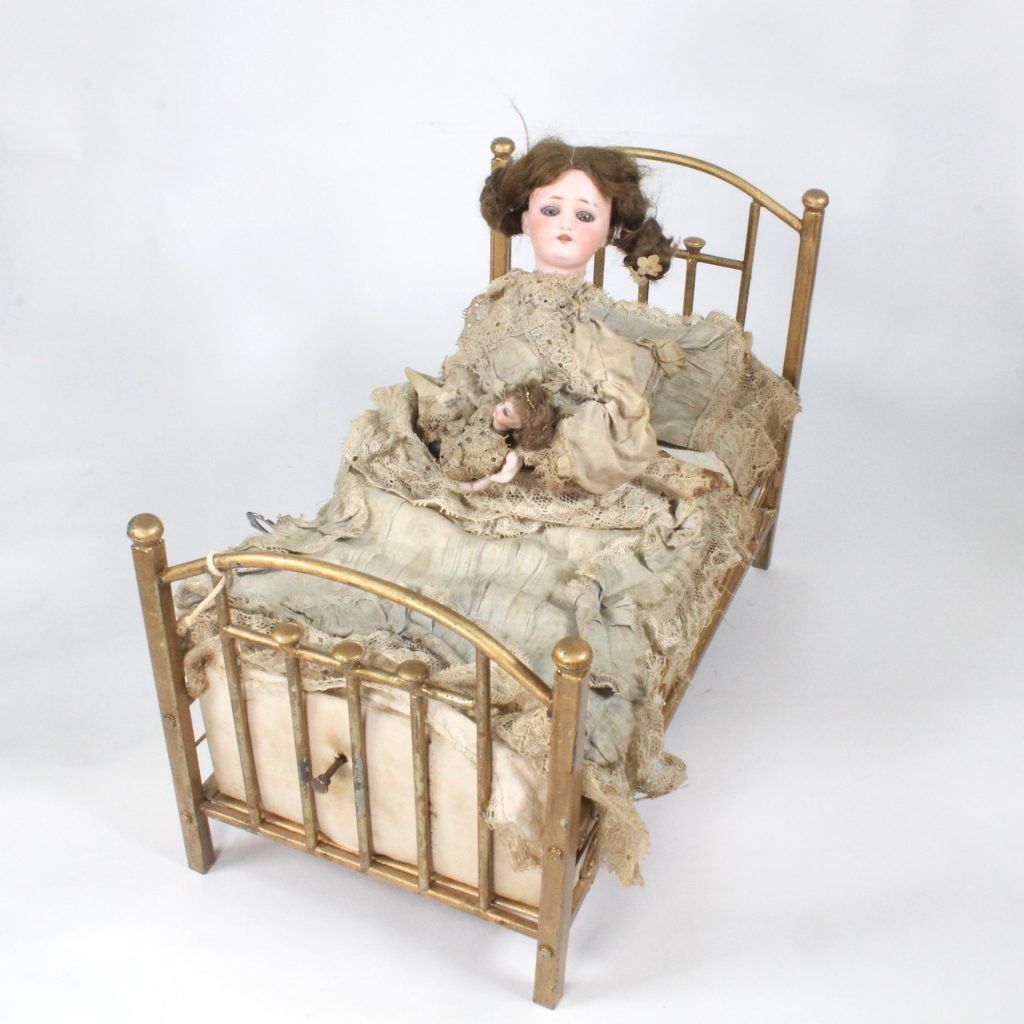 19th Century French Automata Sleeping Doll - Camberwell Antique Centre