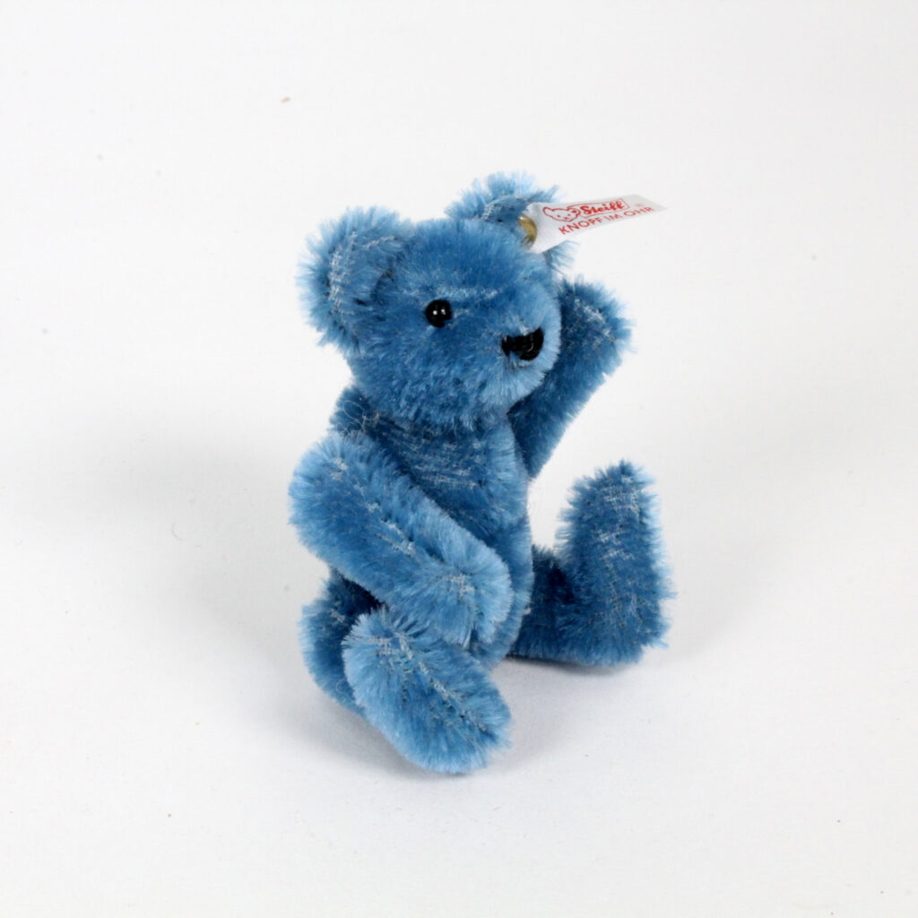 Mini Blue Steiff Bear - Camberwell Antique Centre
